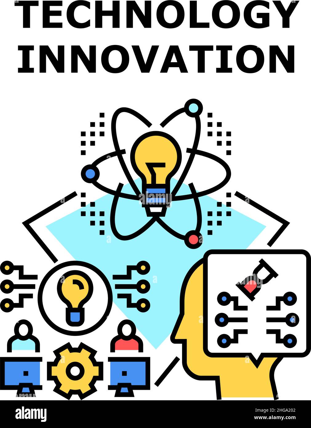 Technology innovation icon vector illustration Stock Vector Image & Art ...