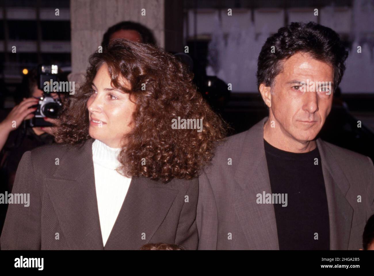 Dustin Hoffman and Lisa Hoffman Circa 1990's Credit: Ralph Dominguez ...