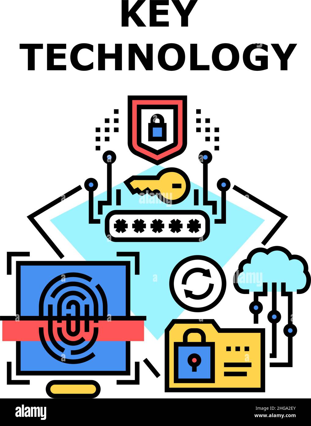 Key Technology icon vector illustration Stock Vector Image & Art - Alamy