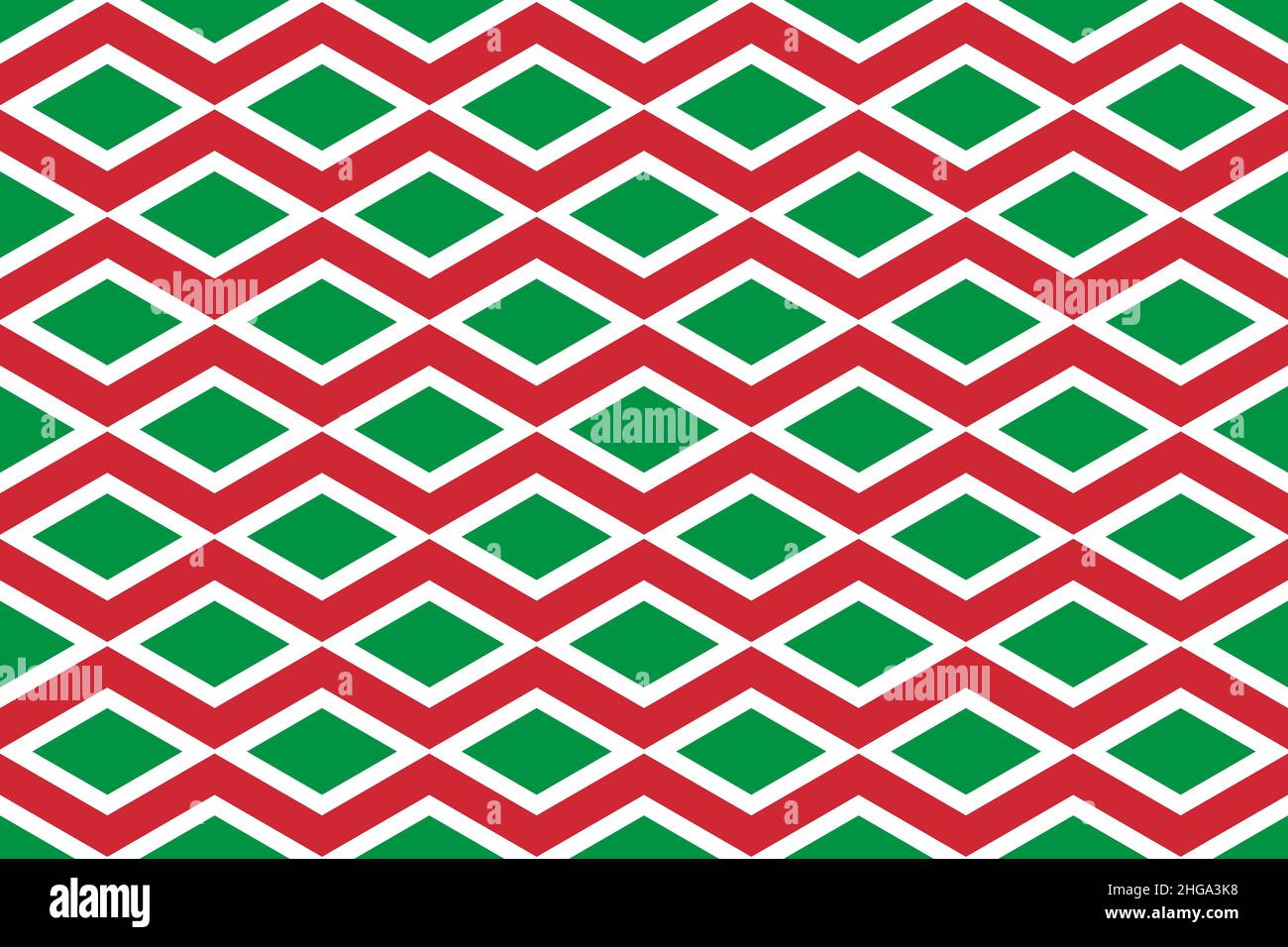 Geometric pattern in the colors of the national flag of Italy. The ...