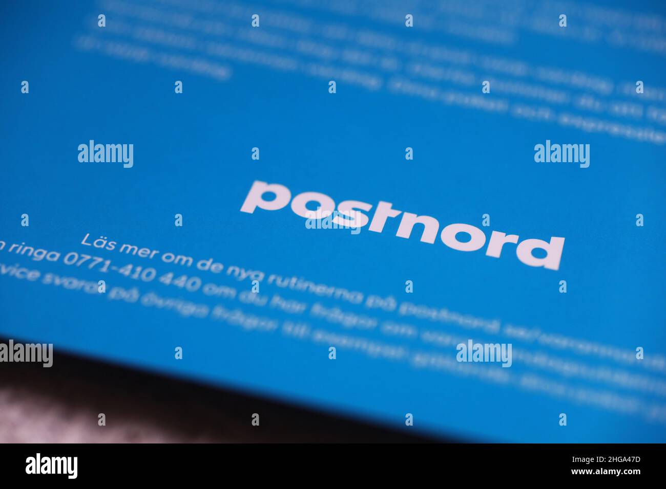 Postnord ab hi-res stock photography and images - Alamy