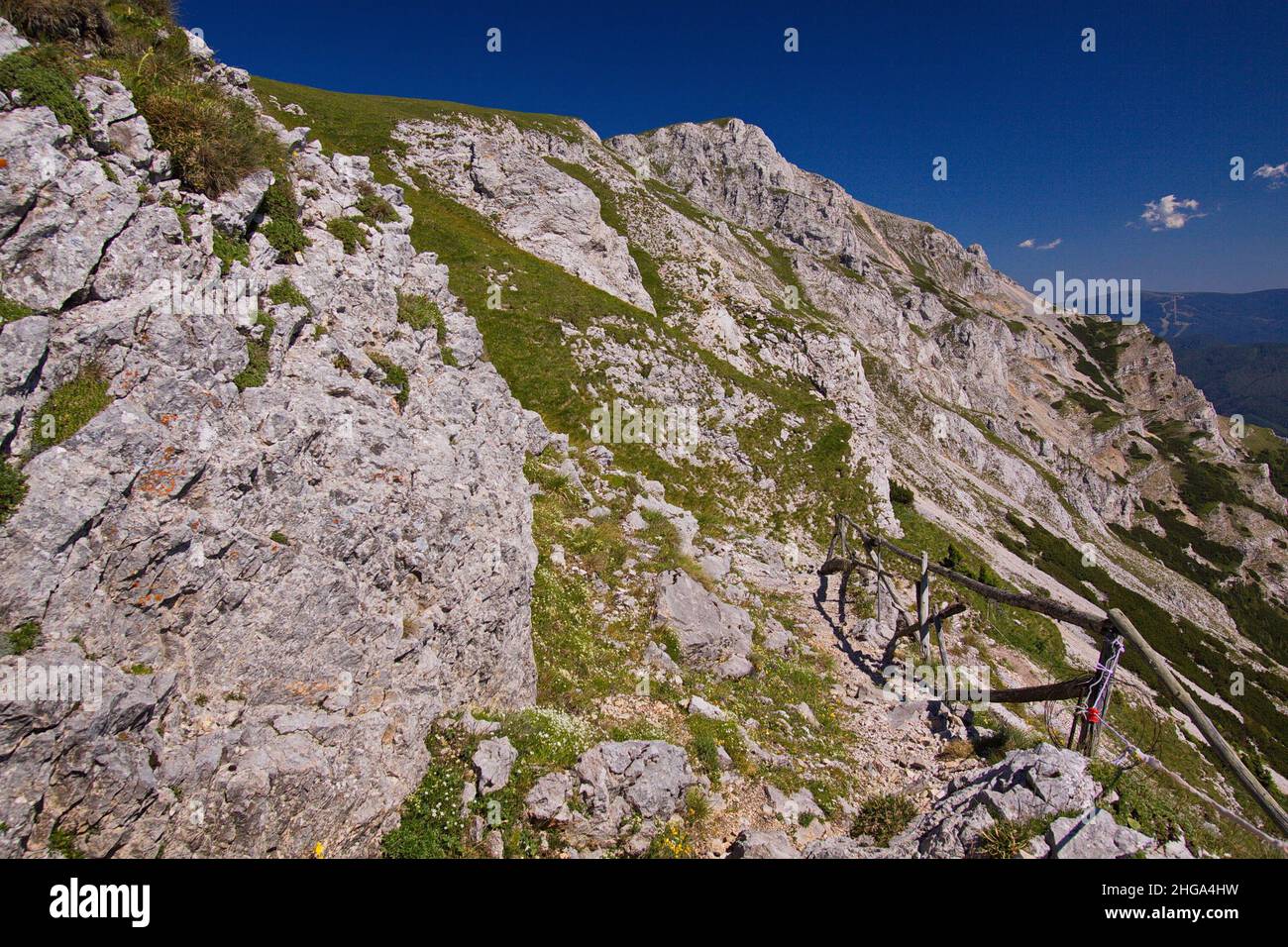 Landscape at hiking trail Altenberger Steig to Rax,Austria,Europe Stock ...