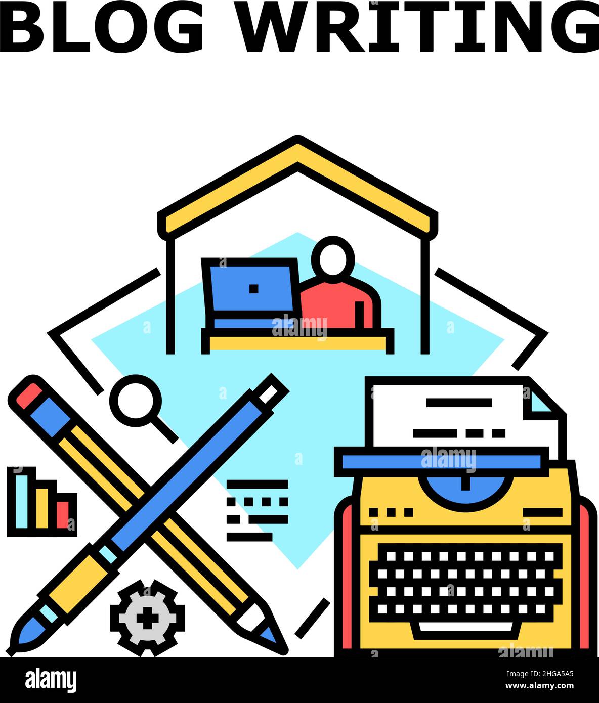 Essay hand Stock Vector Images - Alamy