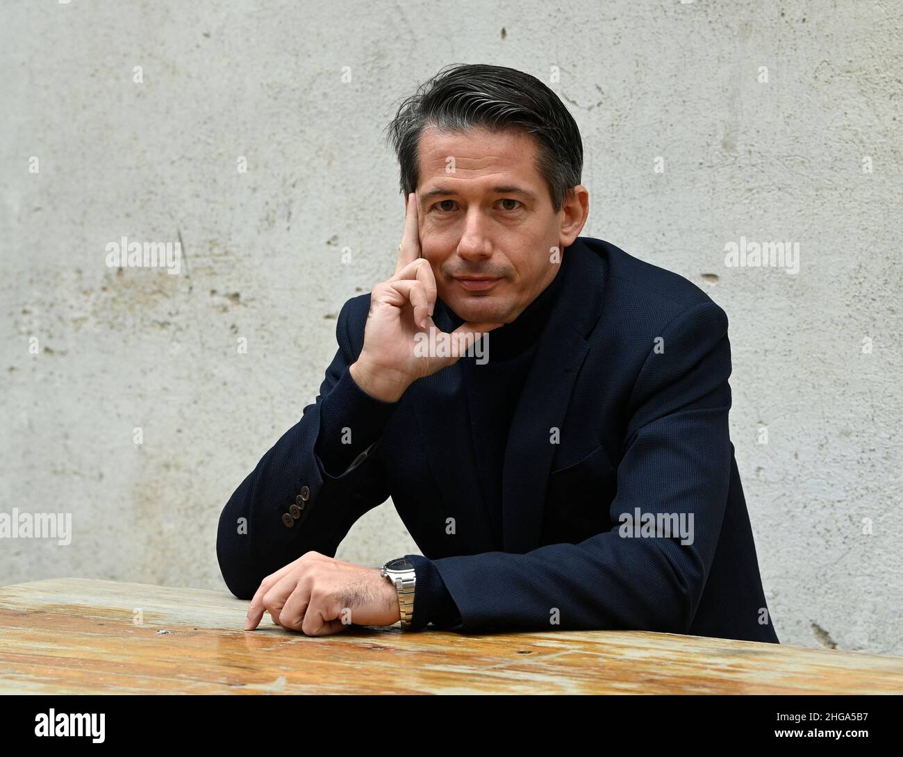 Prague, Czech Republic. 17th Jan, 2022. Karel Divis, who will run in ...