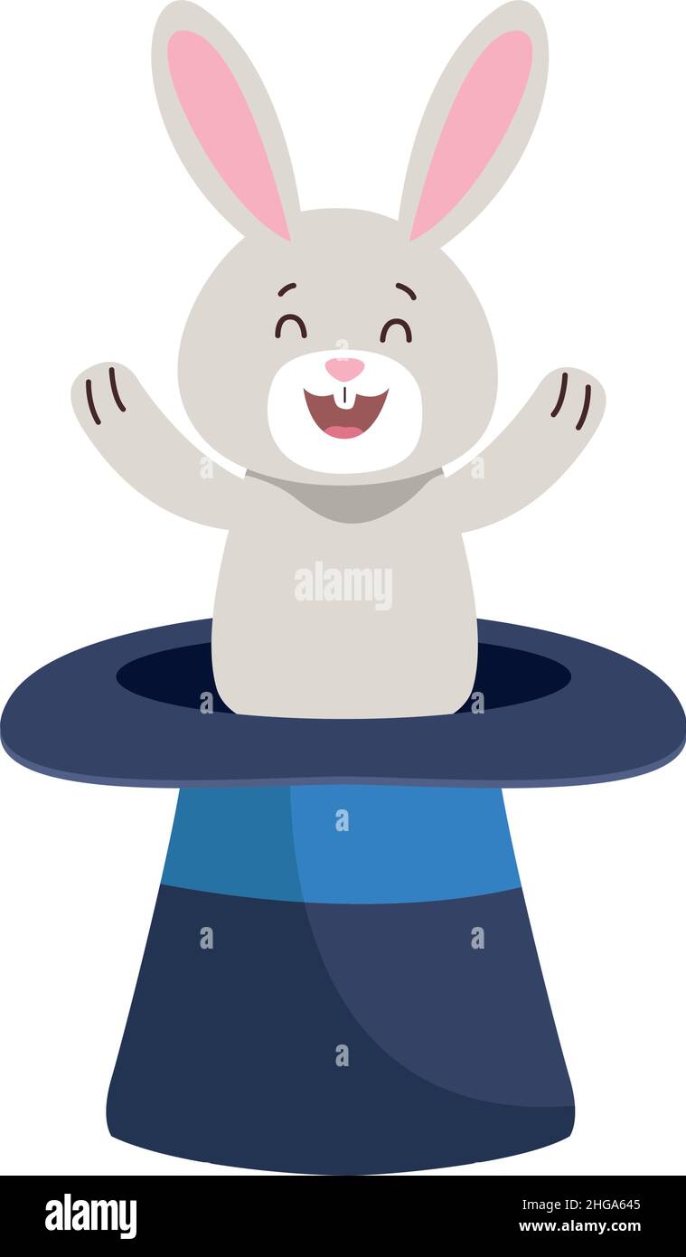 Circus rabbit animal isolated Stock Vector Images - Alamy