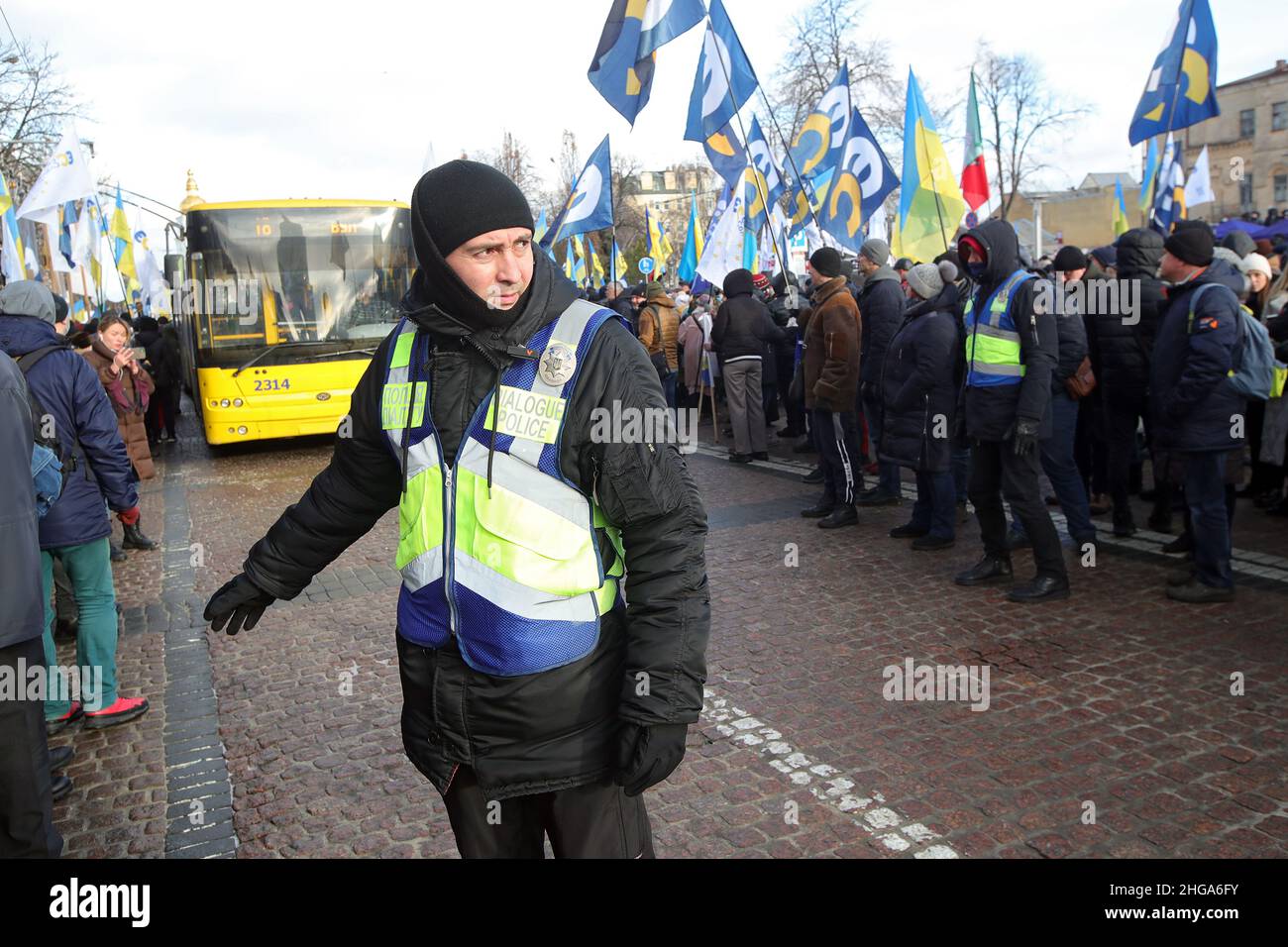 Police trolleybus hi-res stock photography and images - Alamy