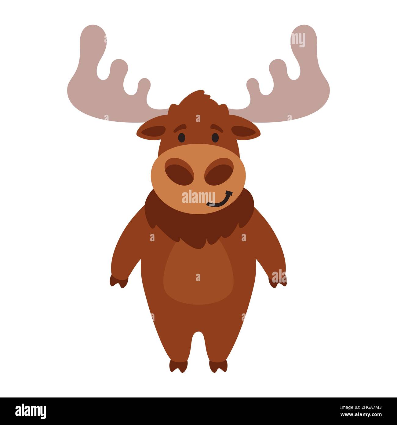 Cartoon elk hi-res stock photography and images - Alamy