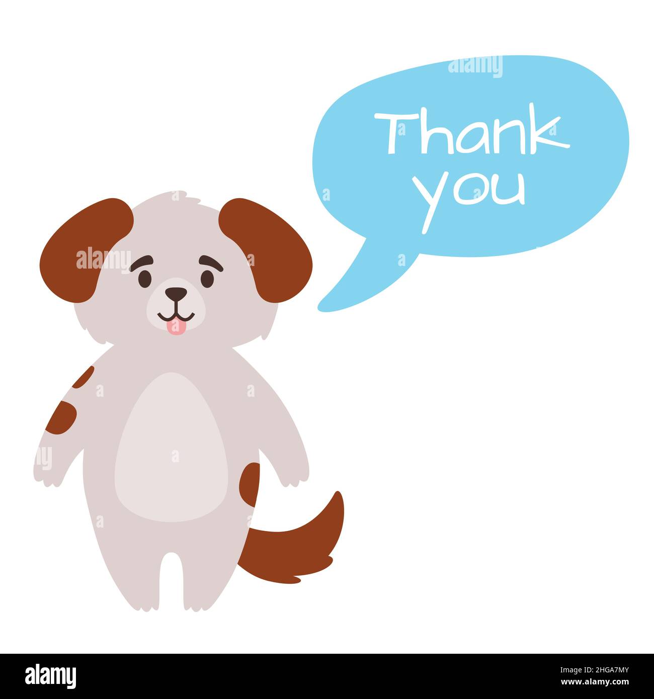 cartoon style illustration of a cute dog Stock Vector Image & Art - Alamy
