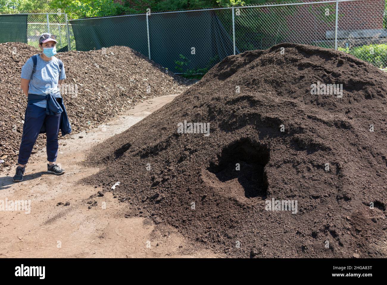compost facility tour Stock Photo - Alamy