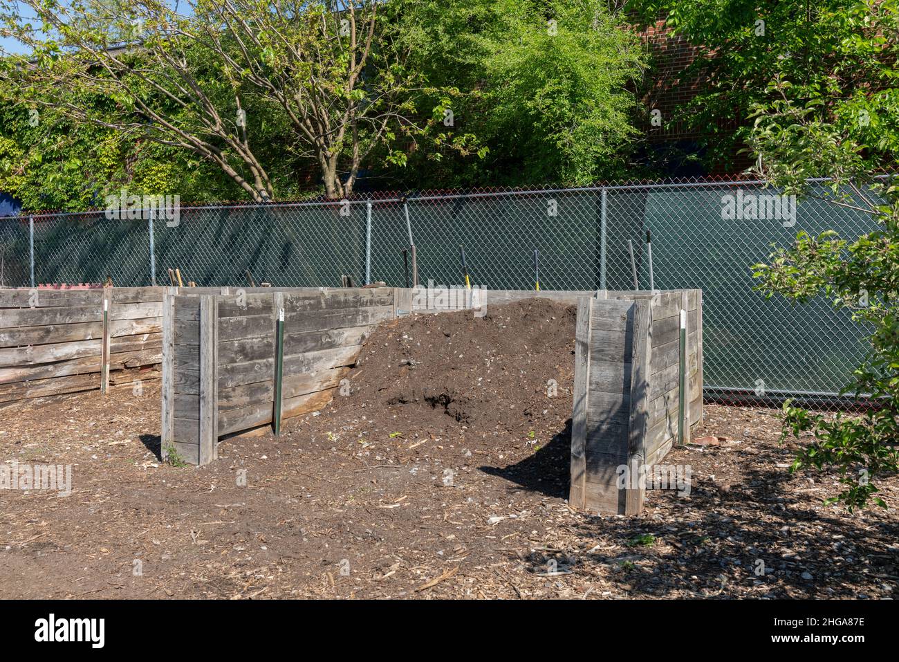 compost facility tour Stock Photo - Alamy