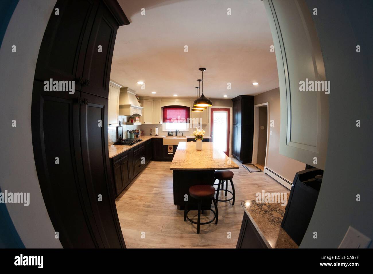 Modern kitchen black cabinetry hi-res stock photography and images - Alamy