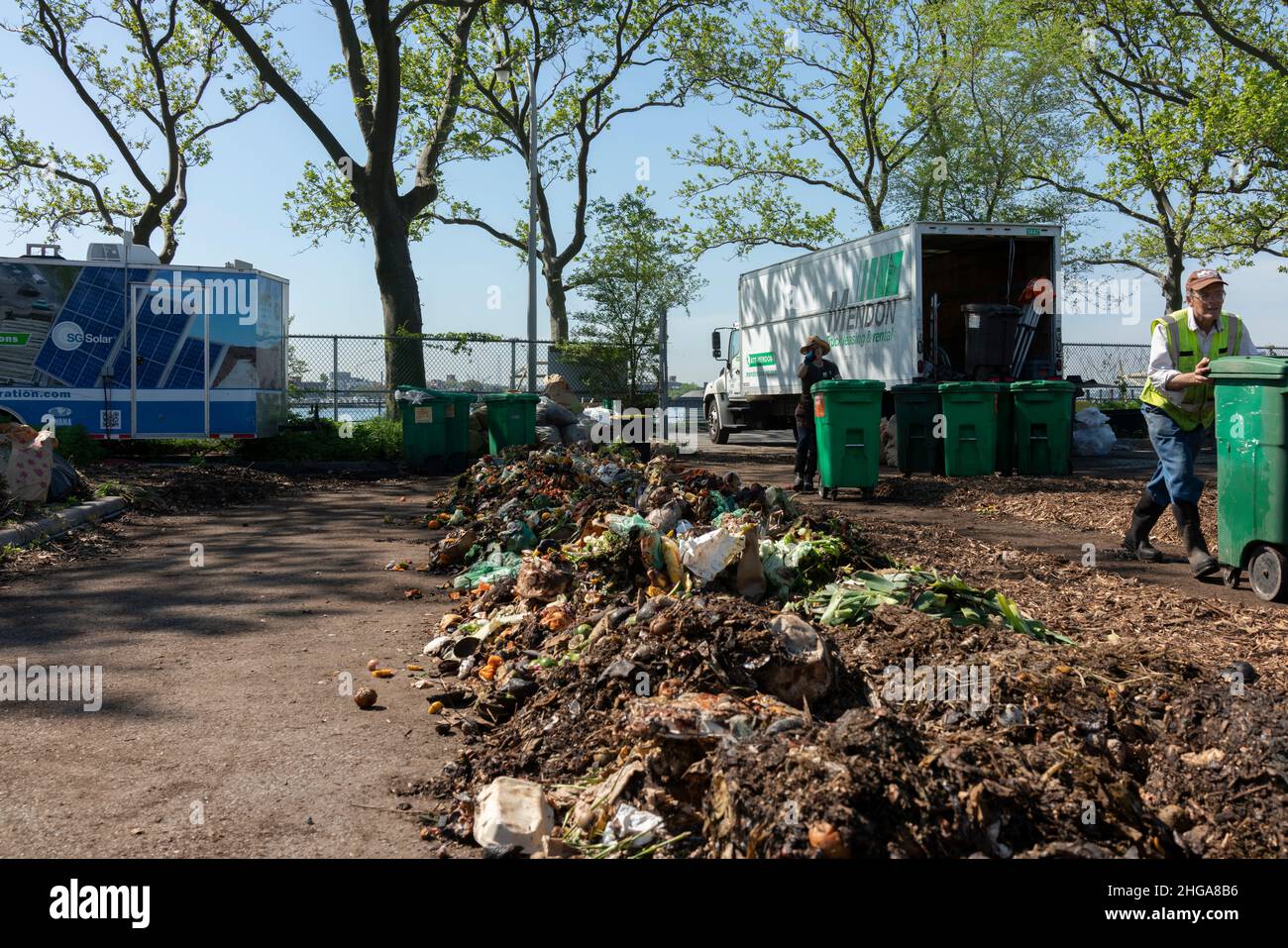 compost facility tour Stock Photo - Alamy