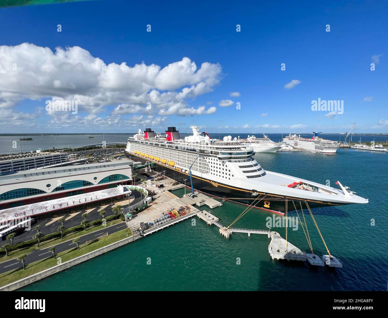 Orlando, FL USA - January 8, 2022: The Disney Cruise Ship Fantasy at ...