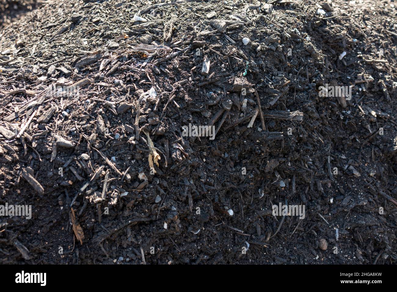 Compost Facility Tour Stock Photo Alamy