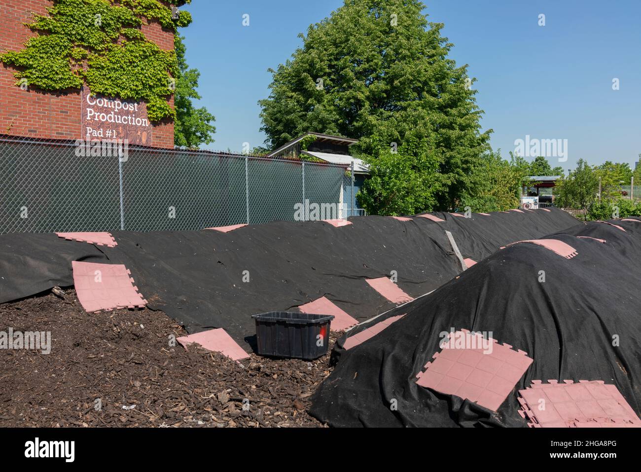 compost facility tour Stock Photo - Alamy