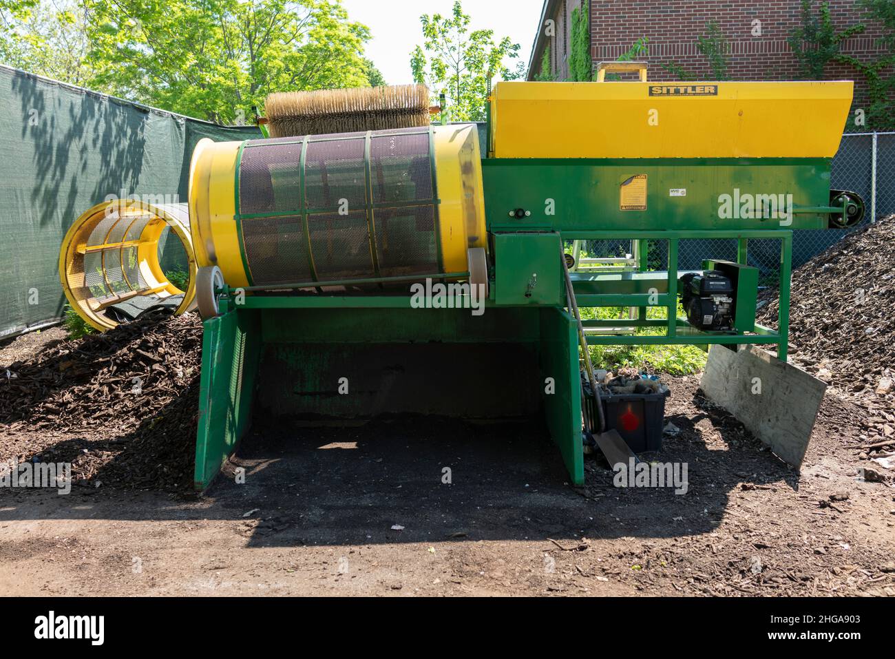 compost facility tour Stock Photo - Alamy