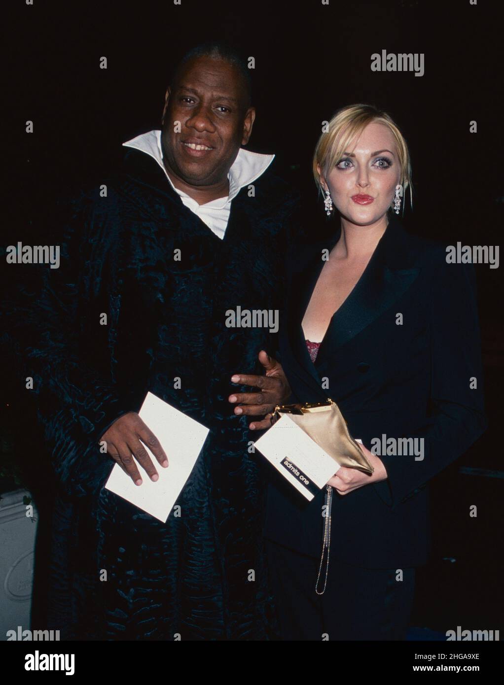 Andre Leon Talley and Sophie Dahl attend VH1 Vogue 2000 Fashion Awards ...