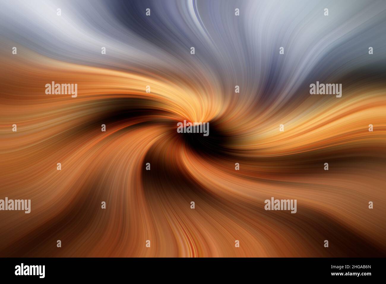 Spiral of fire, flame and smoke. Swirling mass of gas and vapour Stock ...