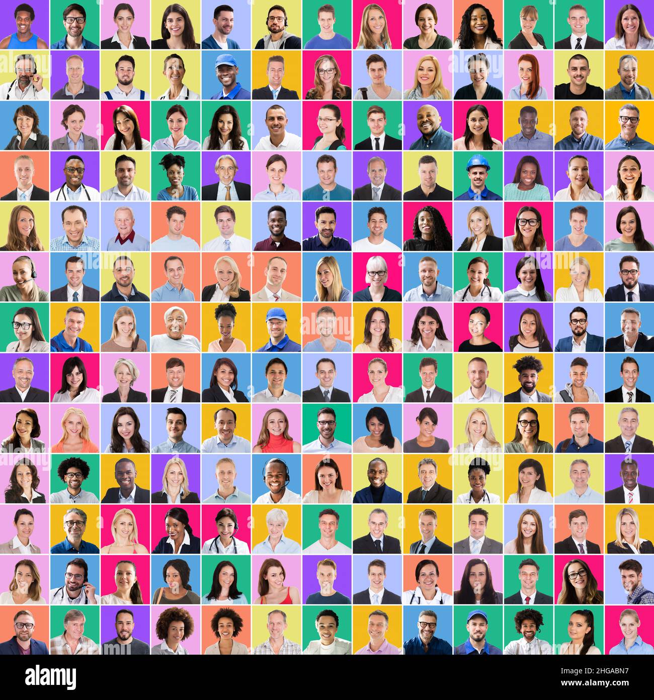 Collage portraits hi-res stock photography and images - Alamy