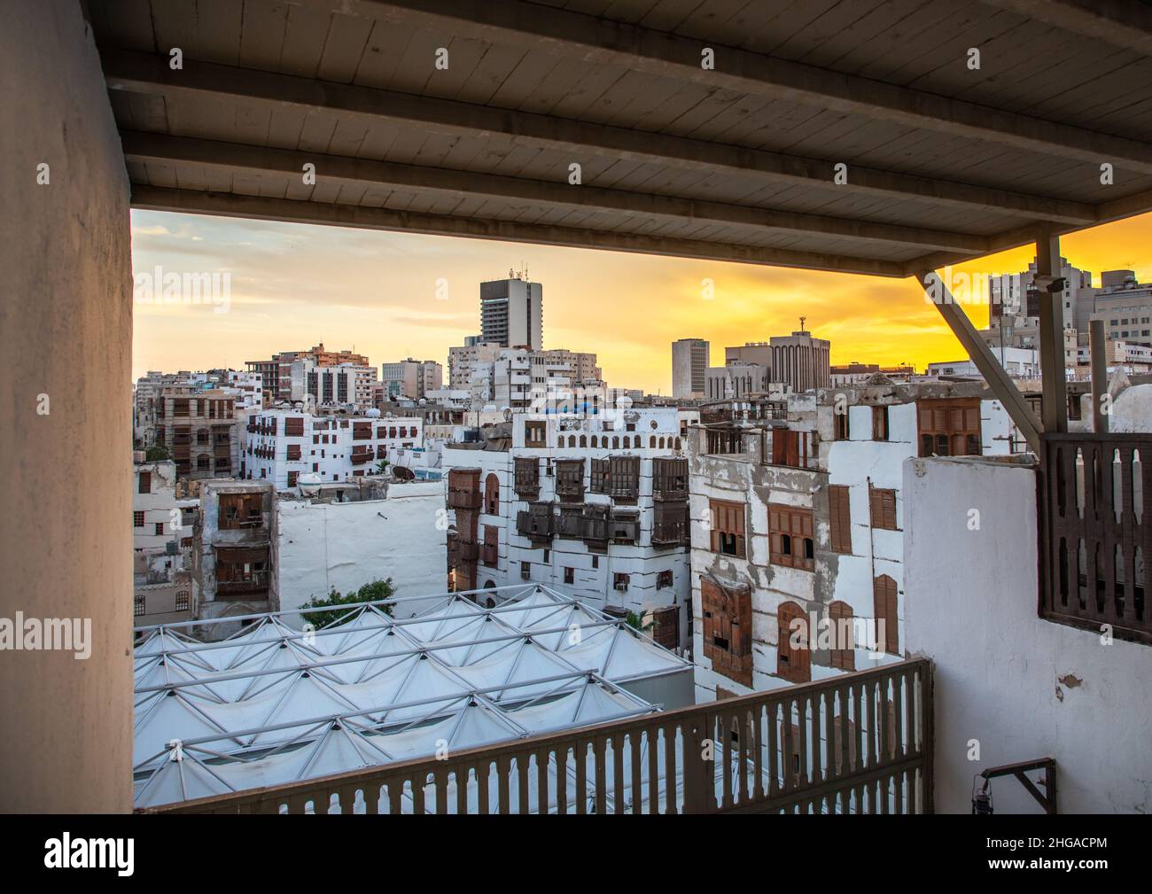 Al Balad view from Sharbatly cultural house, Mecca province, Jeddah ...
