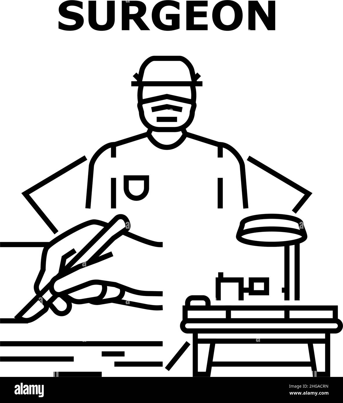 Surgeon icon vector illustration Stock Vector Image & Art - Alamy