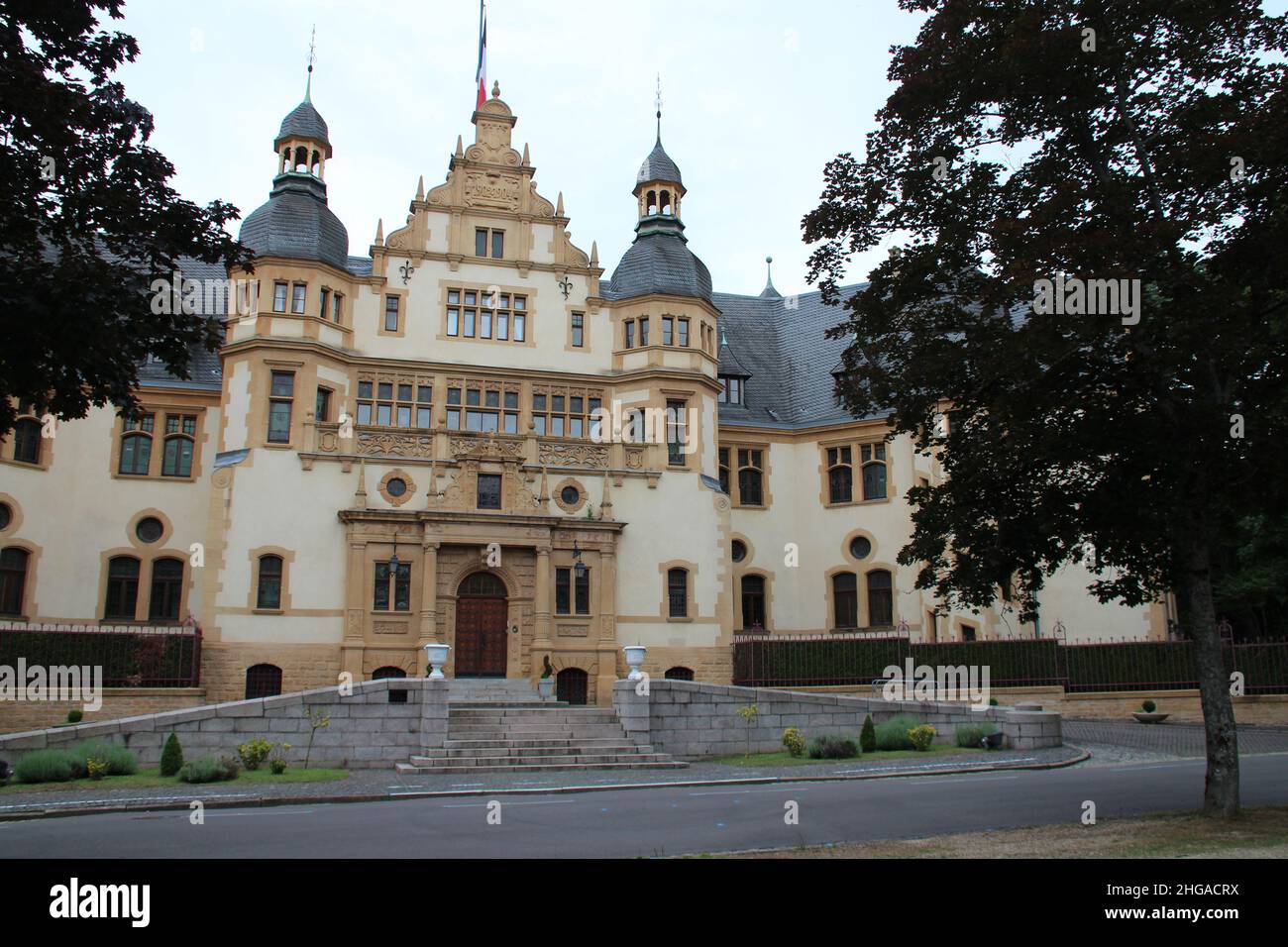 prussian style building (governor's palace) in metz (france Stock Photo ...