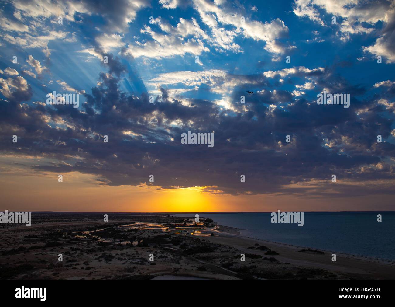 Sunset on the island, Jazan Province, Farasan, Saudi Arabia Stock Photo ...