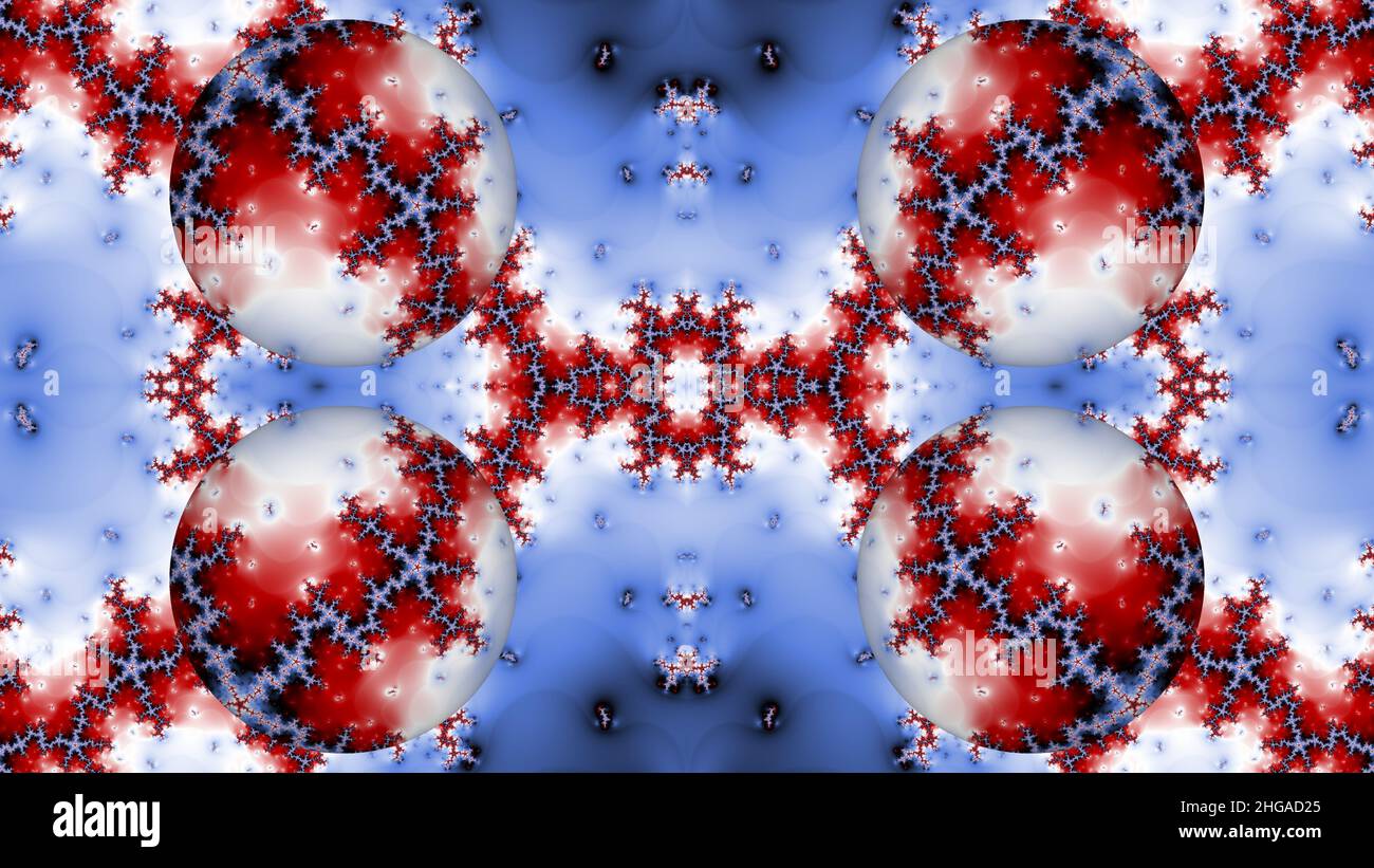 Abstract Computer generated Fractal design. A fractal is a never-ending ...