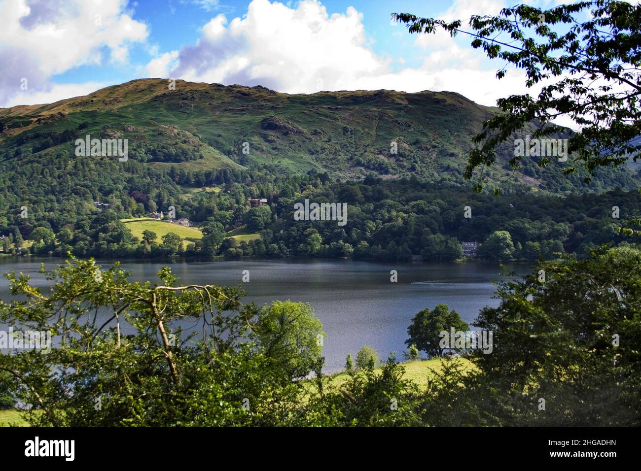 Lake windermere lake district cumbria national park uk, background ...