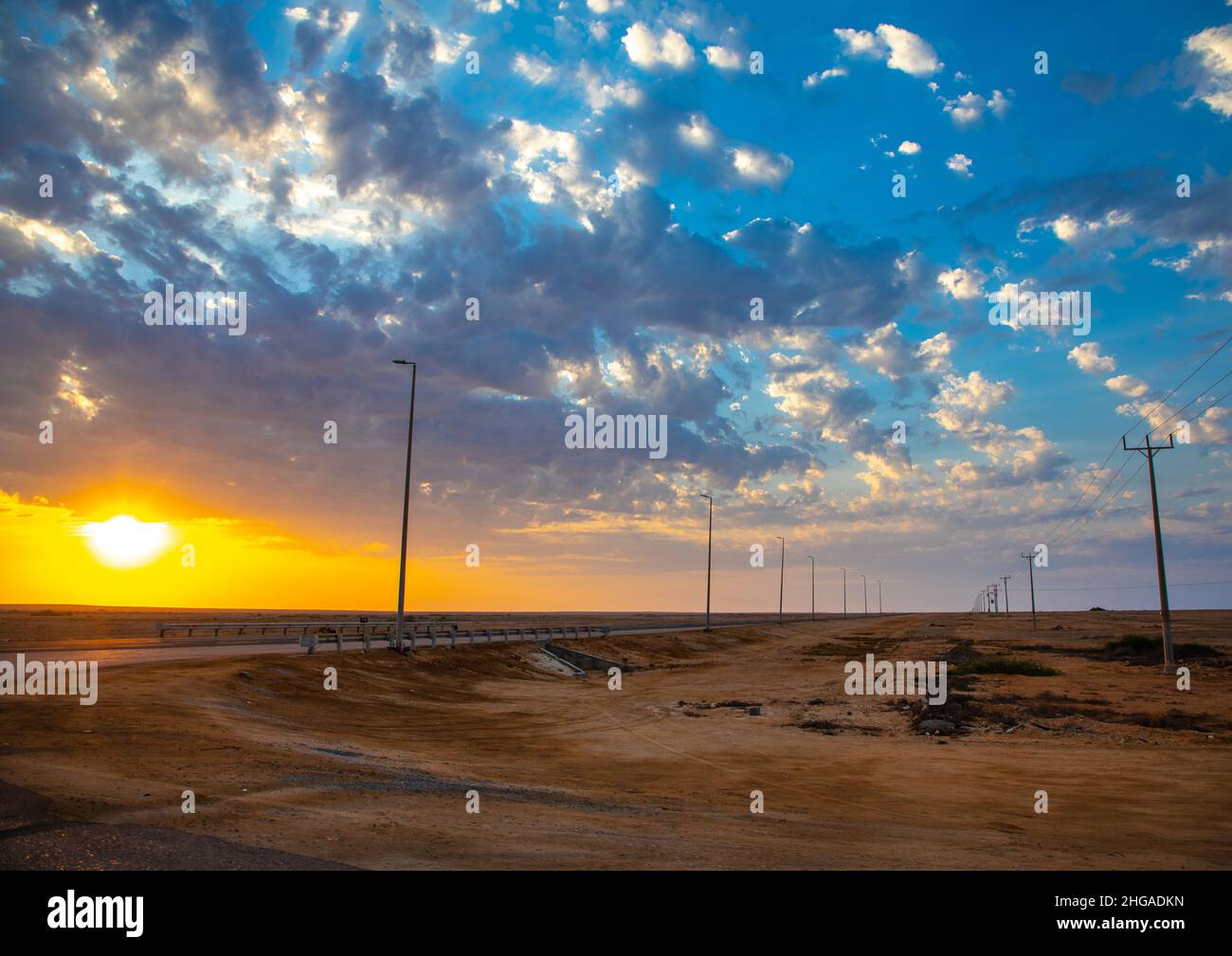 Sunset on the island, Jazan Province, Farasan, Saudi Arabia Stock Photo ...