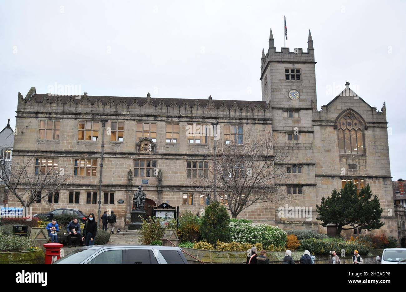 Shrewsbury library hi-res stock photography and images - Alamy