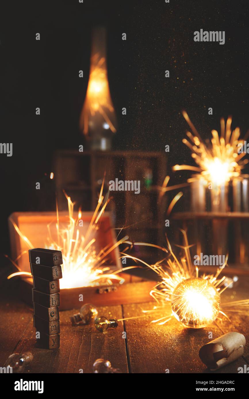 Alchemical medical hi-res stock photography and images - Alamy