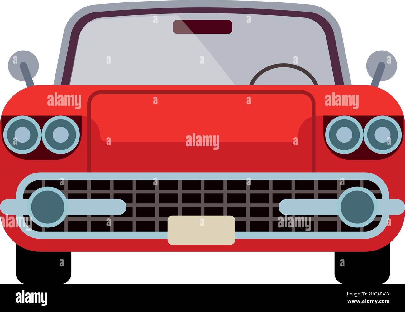 Classic headlight Stock Vector Images - Alamy