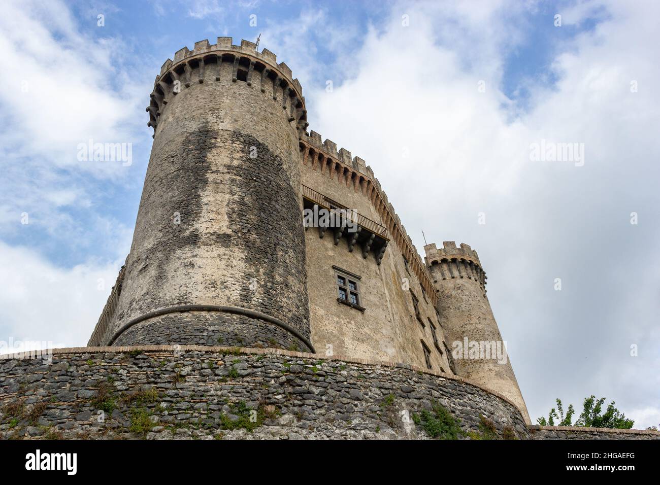 Castello Odescalchi in little town Bracciano on Lake of Bracciano ...