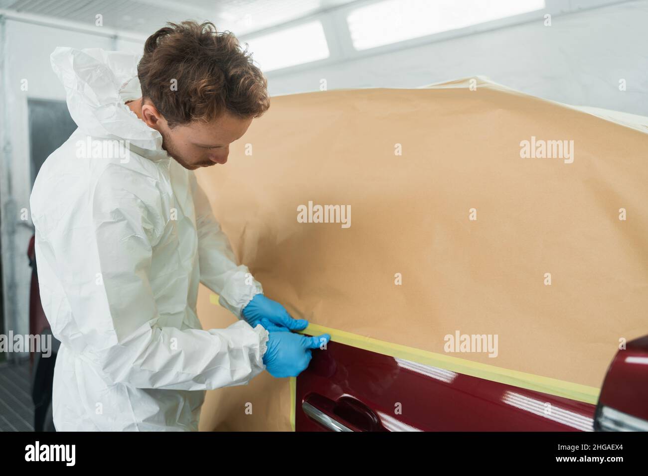 Car masking tape hi-res stock photography and images - Alamy