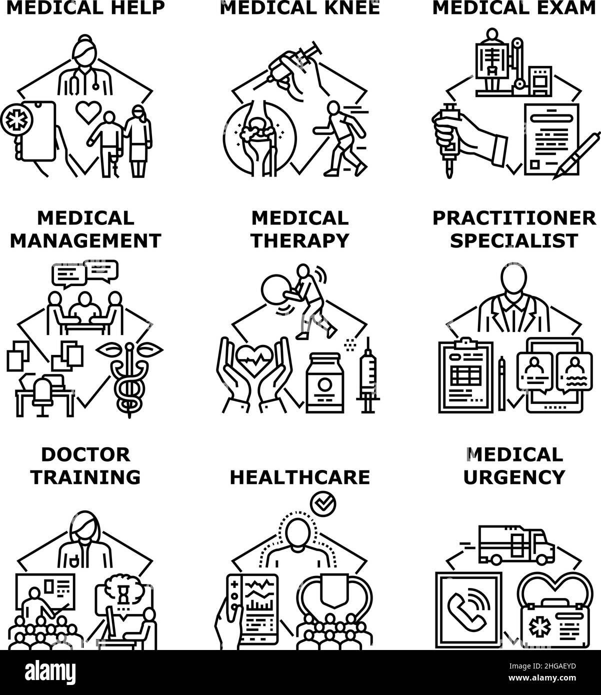 Medical service concept icon vector illustration Stock Vector Image ...