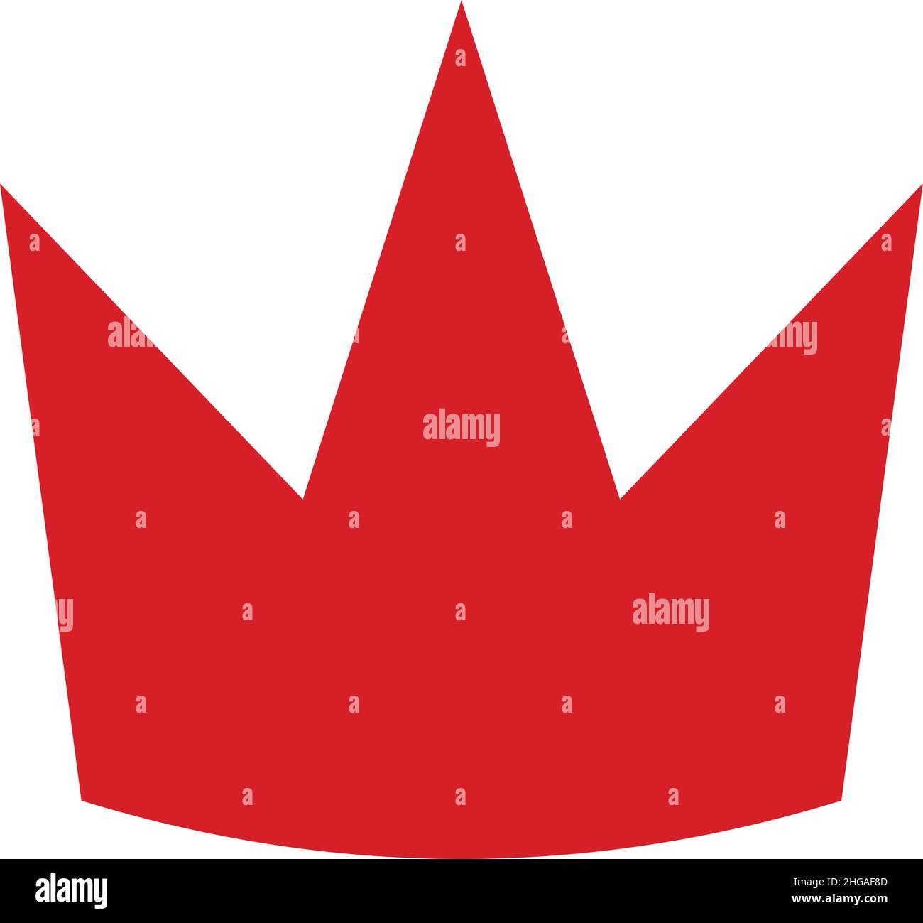 Crown icon. Red king hat. Royal symbol Stock Vector Image & Art - Alamy