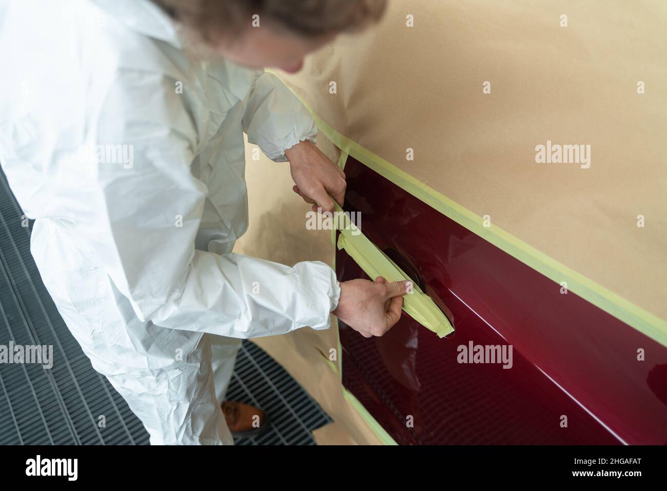 Wax masking hi-res stock photography and images - Alamy