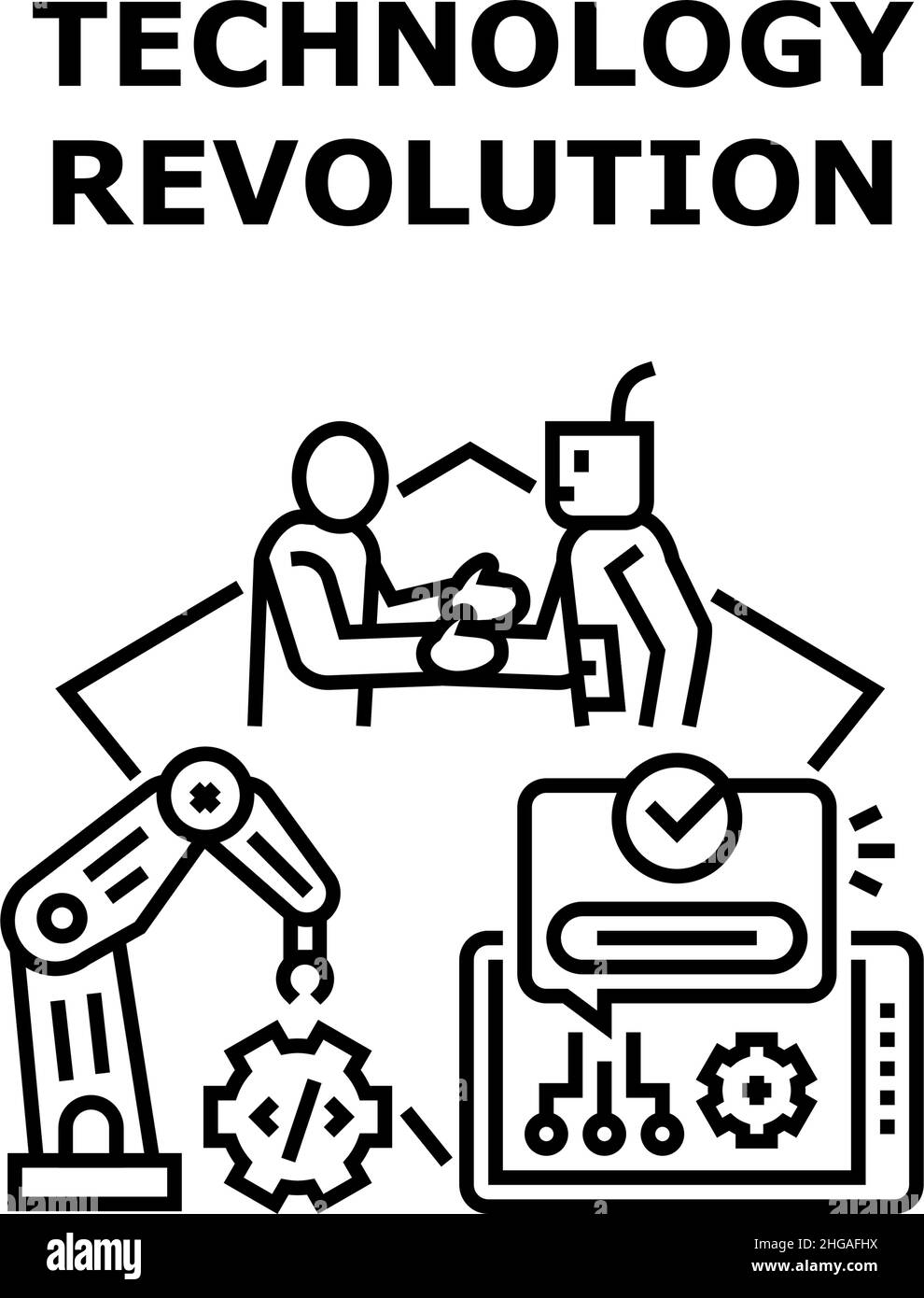 Technology revolution icon vector illustration Stock Vector Image & Art ... Technology revolution icon vector illustration Stock Vector Image & Art ...