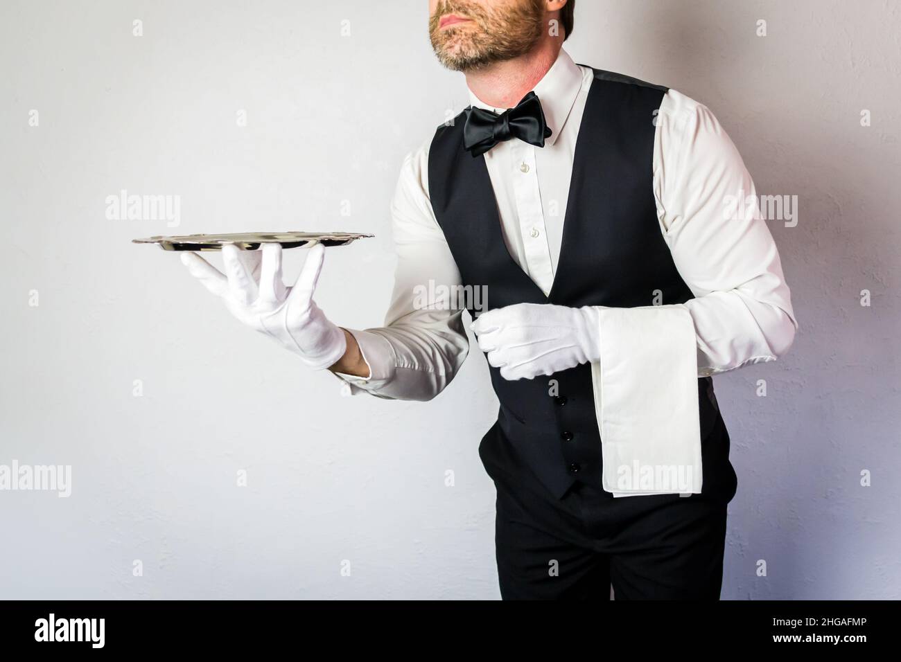 Bowing respect black and white hi-res stock photography and images - Alamy