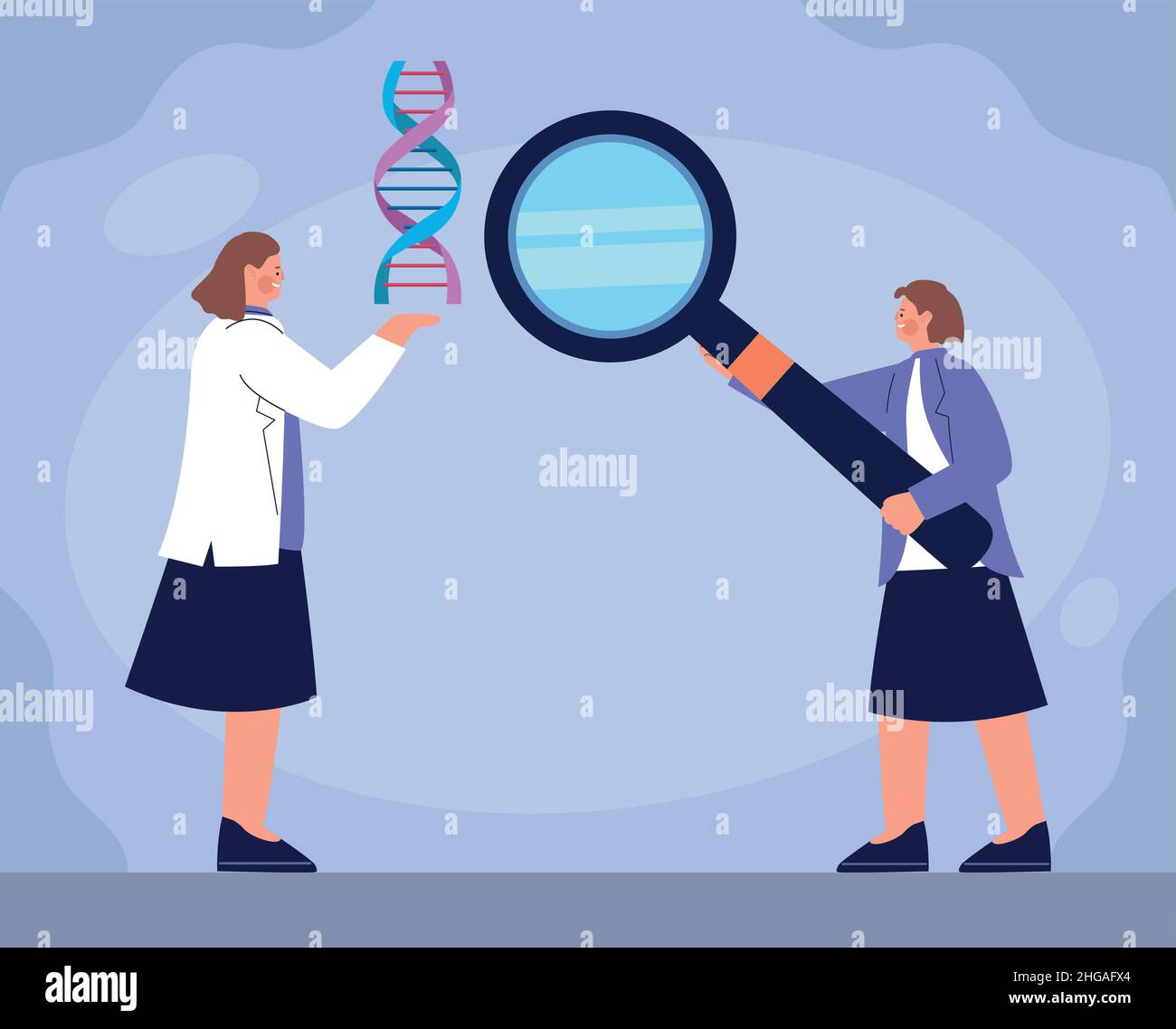 Female biologist Stock Vector Images - Alamy