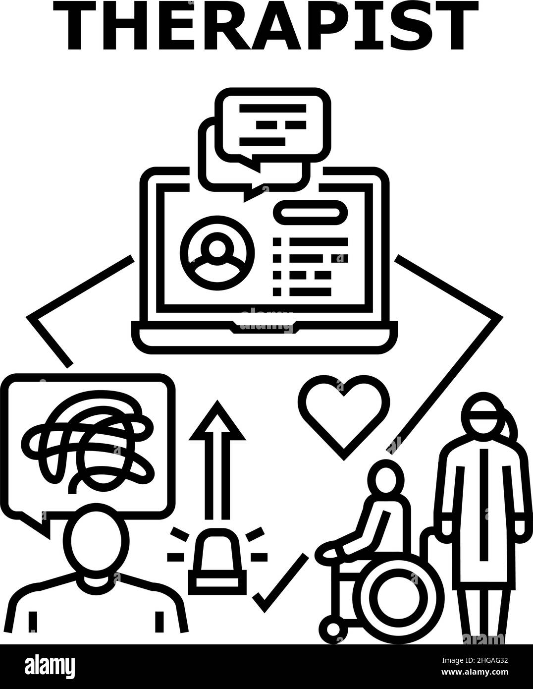 Therapist session Black and White Stock Photos & Images - Alamy