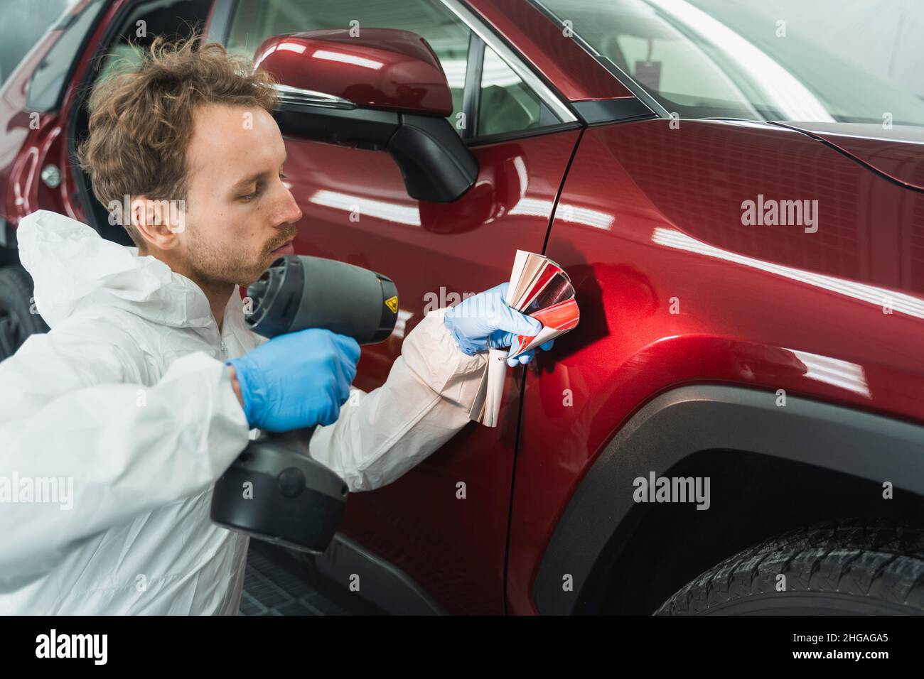 Car paint samples hi-res stock photography and images - Alamy