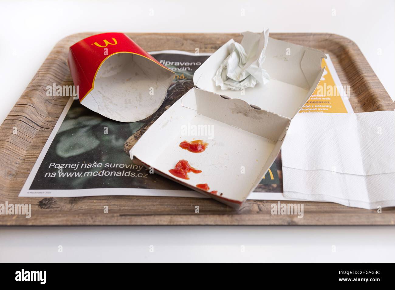 Mcdonalds Empty Chicken Nuggets Box