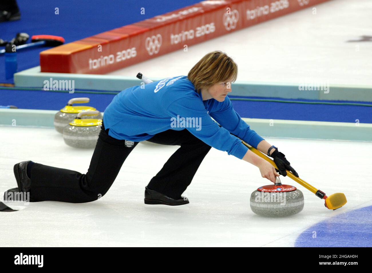 Pinerolo Italy 2006-02-19: Turin 2006 Olympic Winter Games, Italian ...