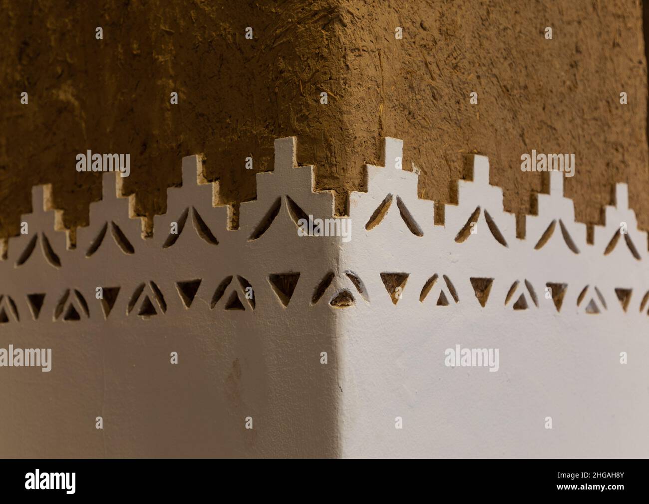 Musmak fort fresco, Riyadh Province, Riyadh, Saudi Arabia Stock Photo ...