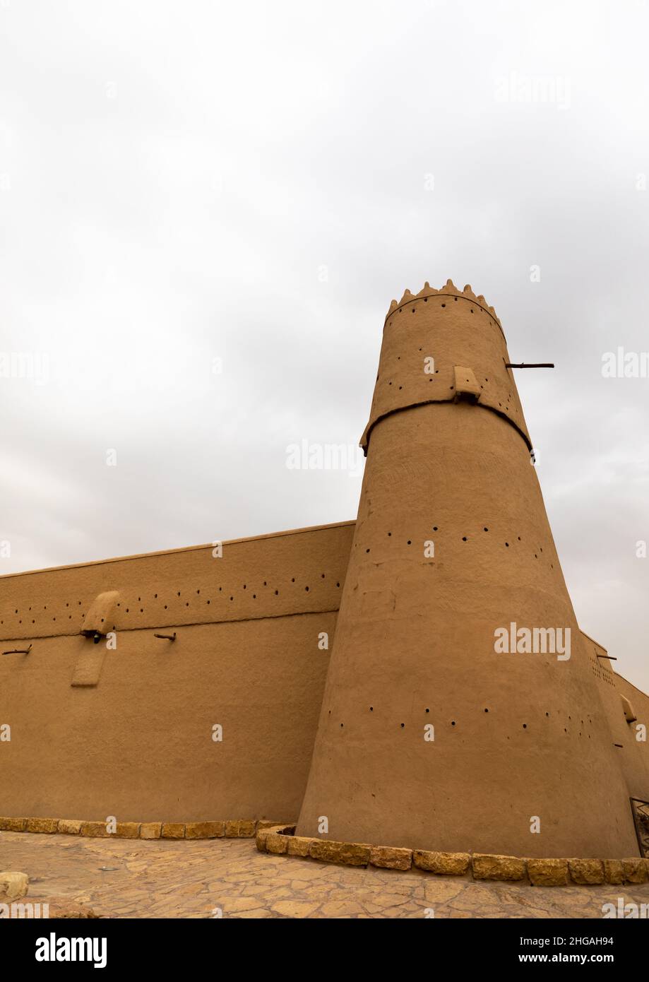 Musmak fort tower, Riyadh Province, Riyadh, Saudi Arabia Stock Photo ...