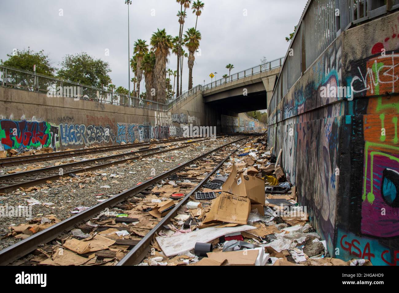 Los Angles train looting January 2022 Stock Photo - Alamy