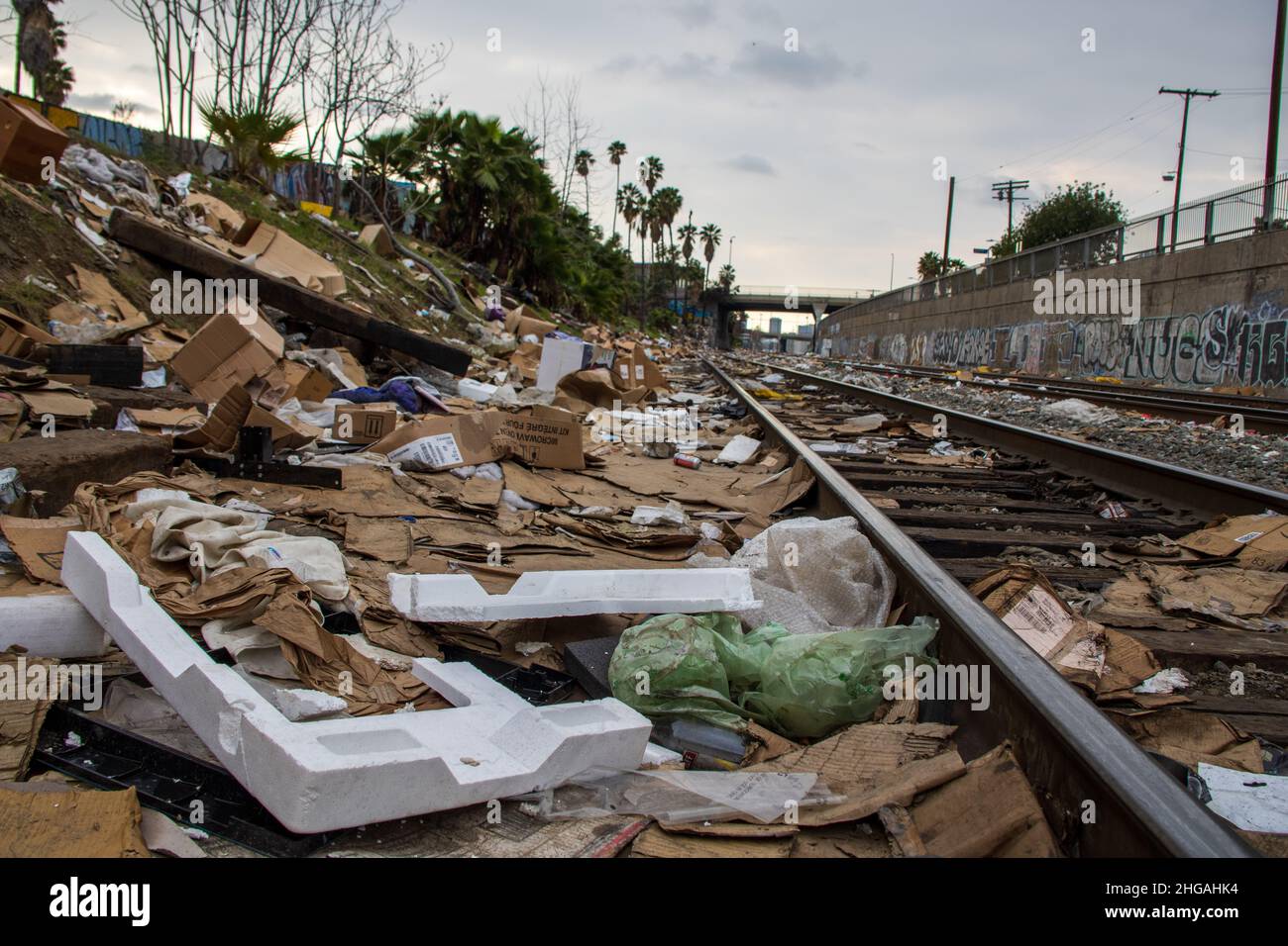Los Angles train looting January 2022 Stock Photo - Alamy