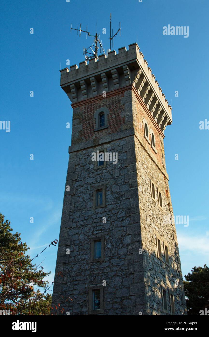 Observation tower on Harzberg,Bad Vöslau,Lower Austria,Austria,Europe ...